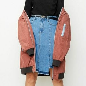 Hayden | Jackets & Coats | Hayden Azuki Long Line Bomber Jacket | Poshmark